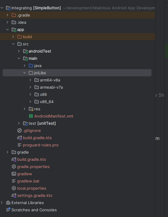 Extracting pre-built native library of another Android App for embedding and method invoking ...